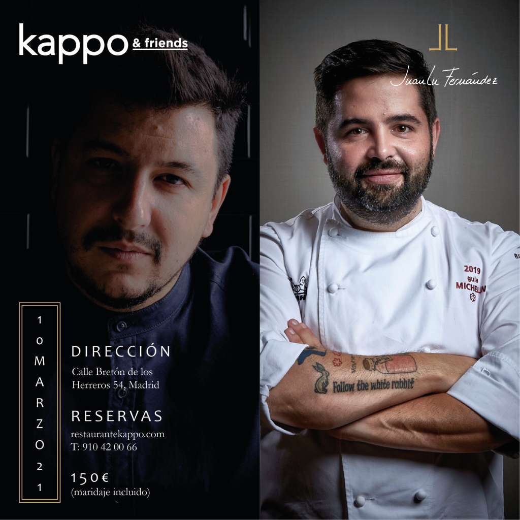 Kappo & Friends: "Cuatro manos" de Mario Payán con otros chefs de prestigio