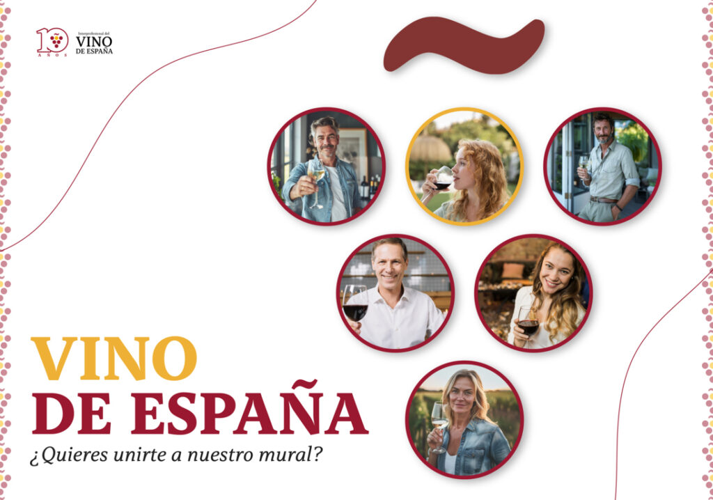 El Vino de España crea un gran mural con brindis por el sector vitivinícola